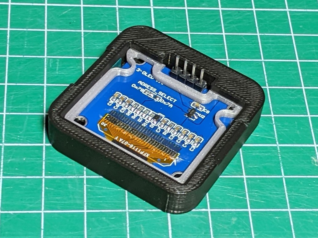 Display clip for OLED terminal by steve | Download free STL model ...