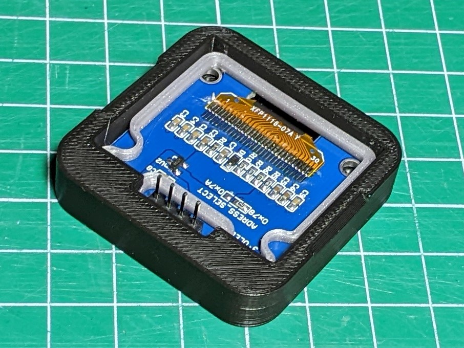 Display clip for OLED terminal by steve | Download free STL model ...