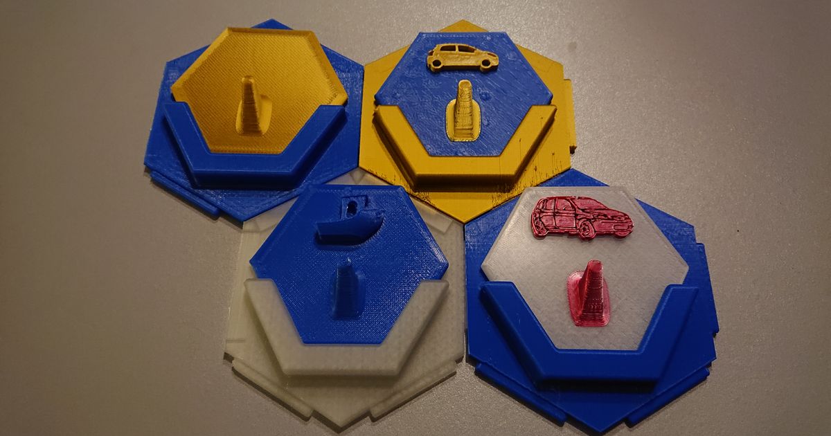 Hexagonal Keyboard by Ulme | Download free STL model | Printables.com