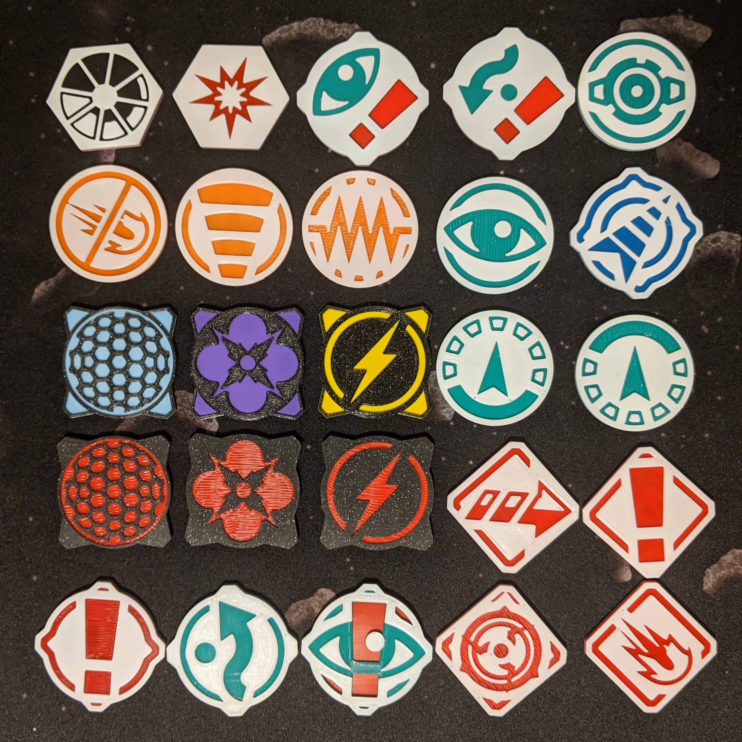 Double-sided Tokens for X-Wing: The Miniatures Game by Kuat Print Yards ...