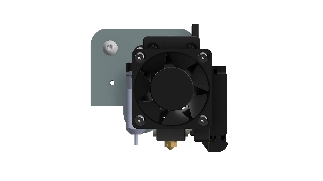 Ender 3 Pro V6 Hotend Mount With Stock Fans And BL-Touch Mount by Tom ...
