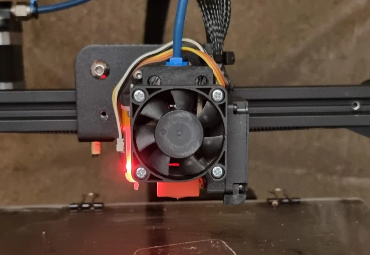 Ender 3 Pro V6 Hotend Mount With Stock Fans And BL-Touch Mount by Tom van der Geest | Download ...
