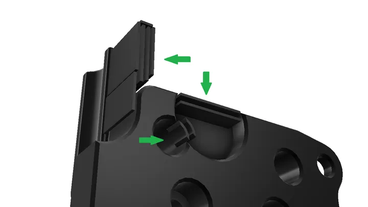 Ender 3 Pro V6 Hotend Mount With Stock Fans And BL-Touch Mount ...