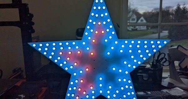 Pixel Star w/ Mount by Robert | Download free STL model | Printables.com