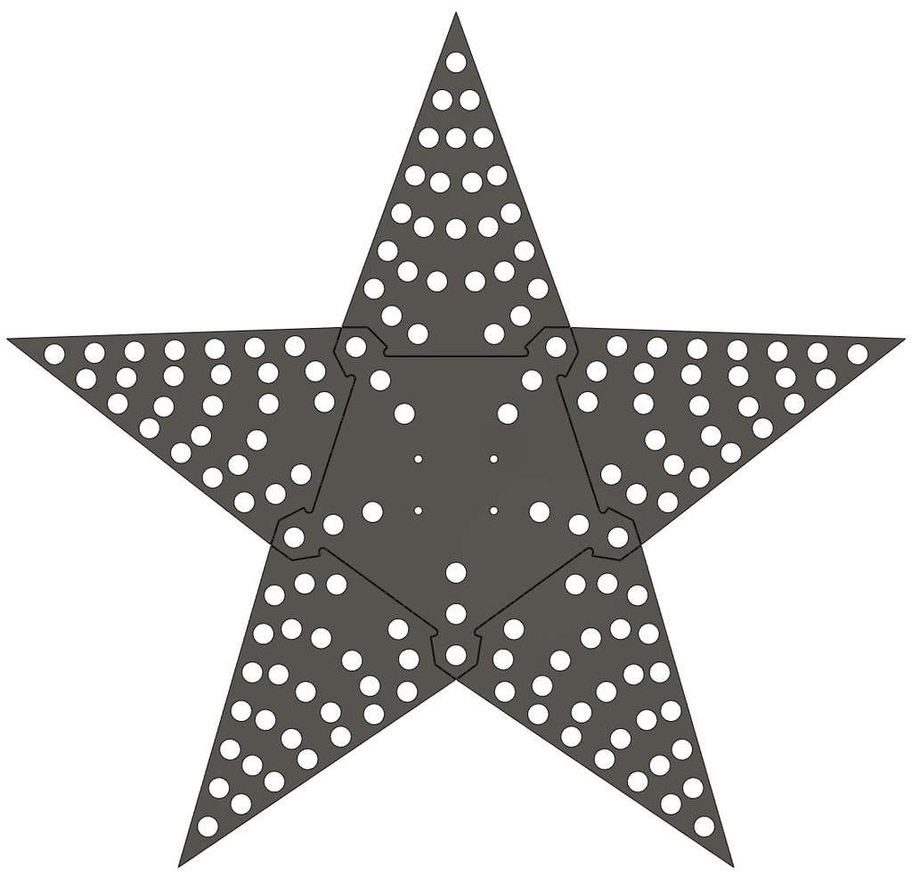 Pixel Star w/ Mount by Robert | Download free STL model | Printables.com