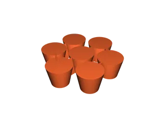 INK CUPS vase mode by TEROR | Download free STL model | Printables.com