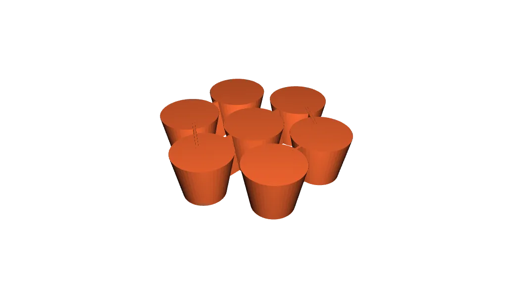 INK CUPS vase mode by TEROR | Download free STL model | Printables.com