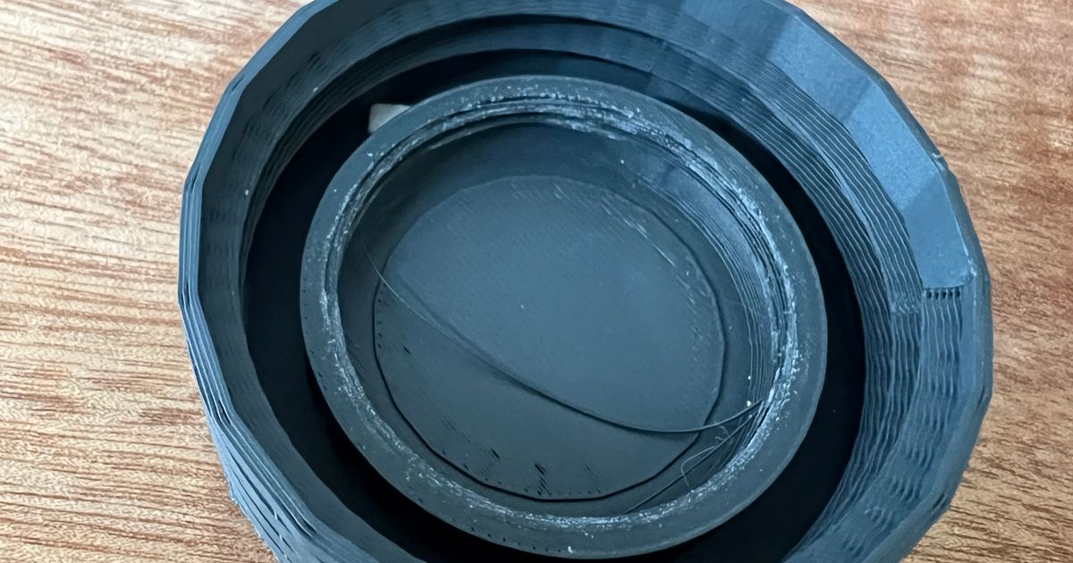 Powder Cap with Dessicant Cap by GyantGunz | Download free STL model ...