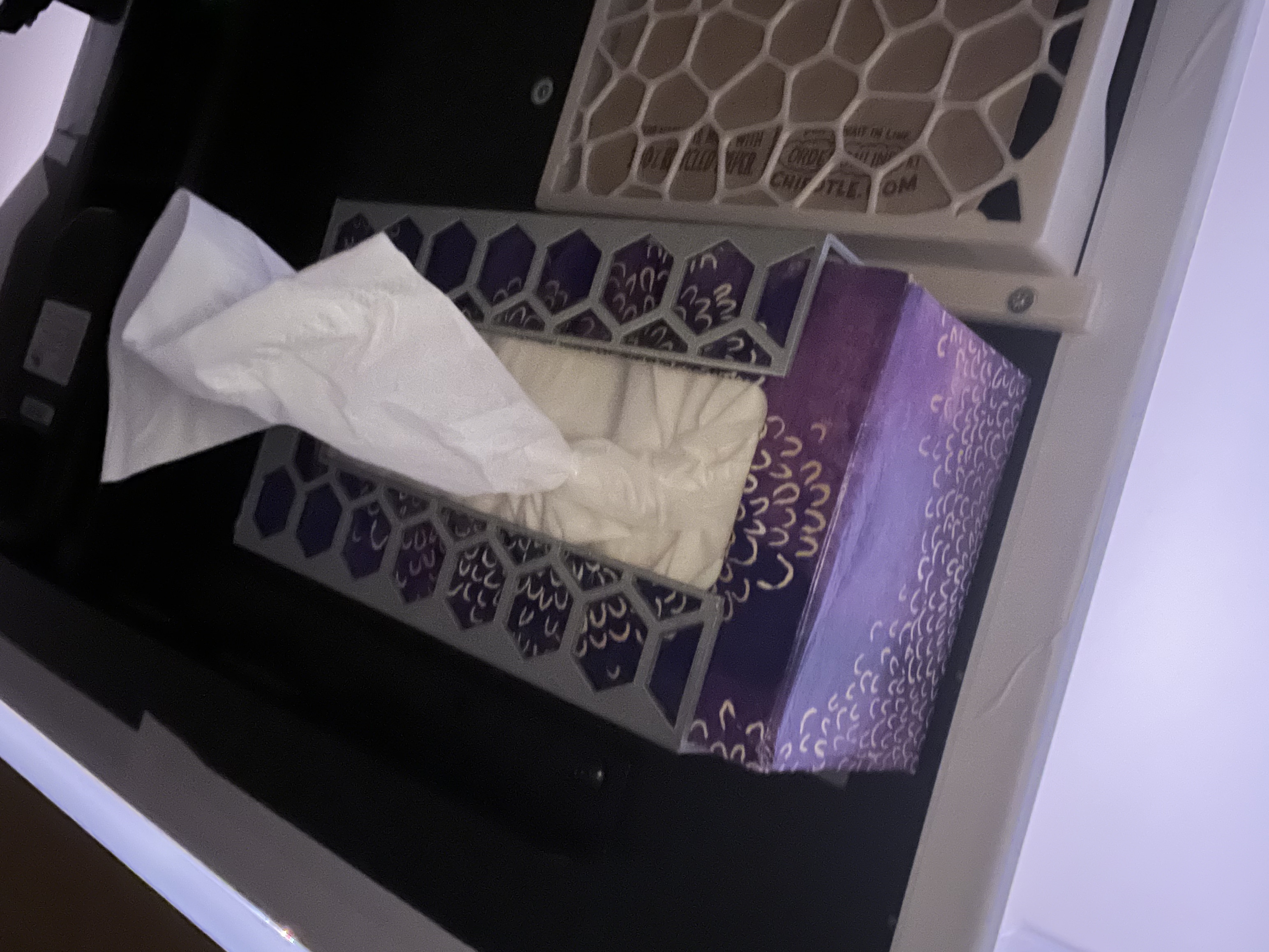 Under Desk Tissue Hanger by RomeoKilo125 | Download free STL model ...