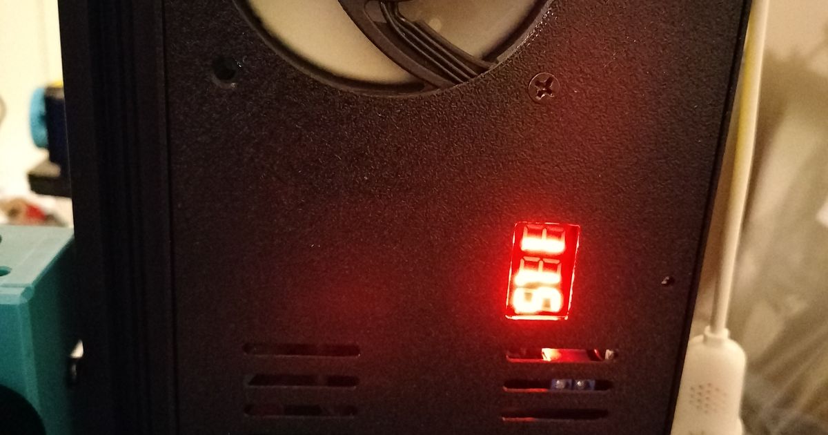 SV06 PSU Sideplate 70mm Fan by Tactically Grumpy | Download free STL ...