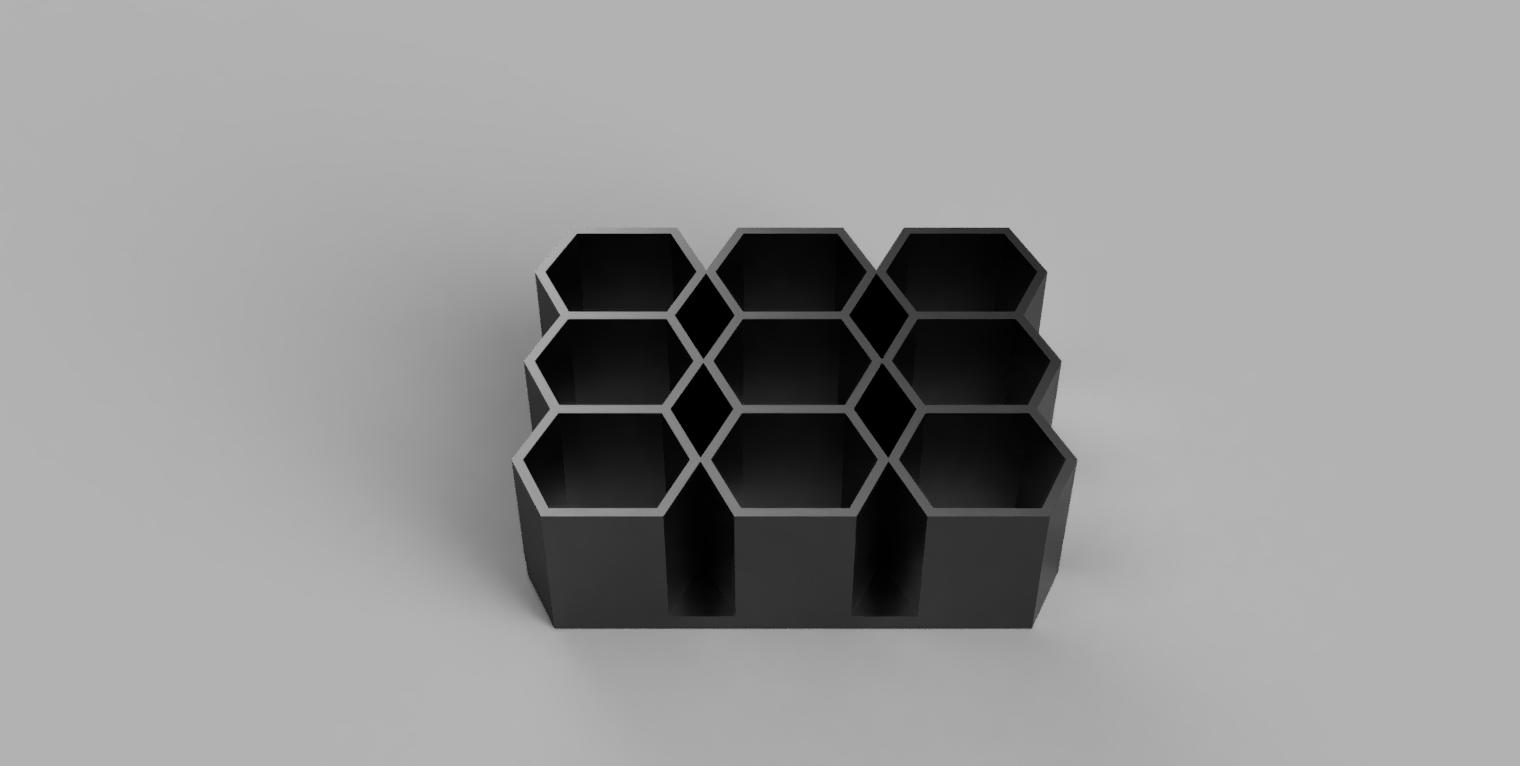 Hexagonal Storage Containers by 3D Creatives | Download free STL model ...