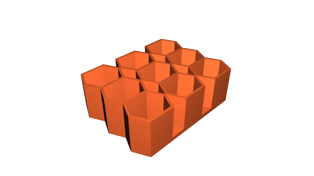 Hexagonal Storage Containers by 3D Creatives | Download free STL model ...