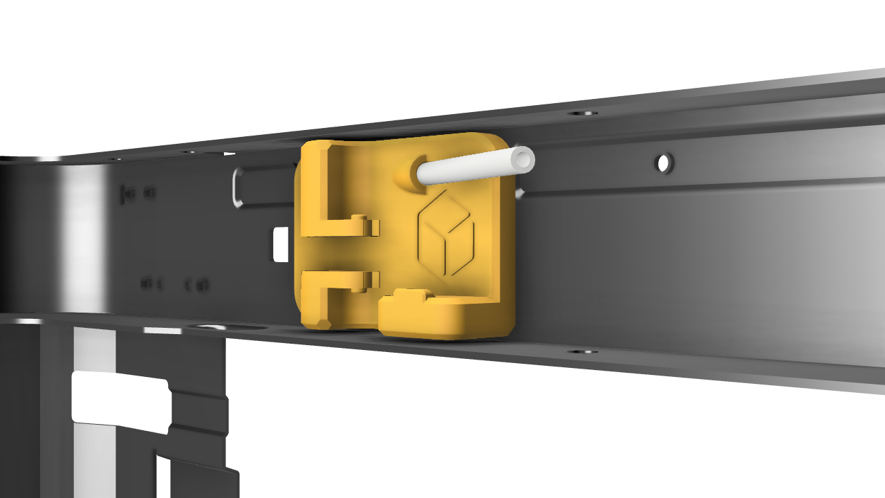 Bambu Lab P1P cable chain bracket for stock chain by thrutheframe ...