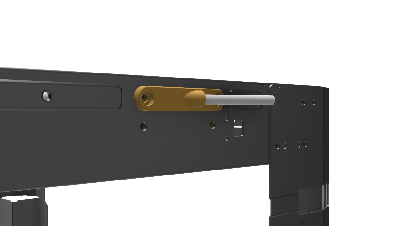Bambu Lab P1P cable chain bracket for stock chain by thrutheframe ...