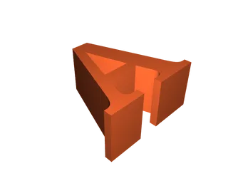 The letter A by The wonkus is Back | Download free STL model ...