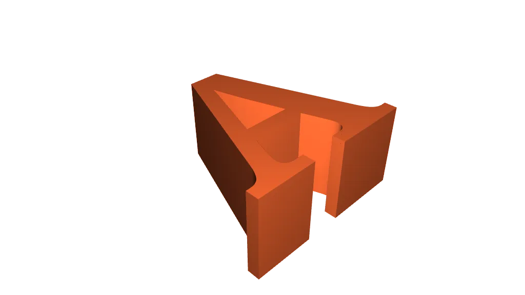 The letter A by The wonkus is Back | Download free STL model ...