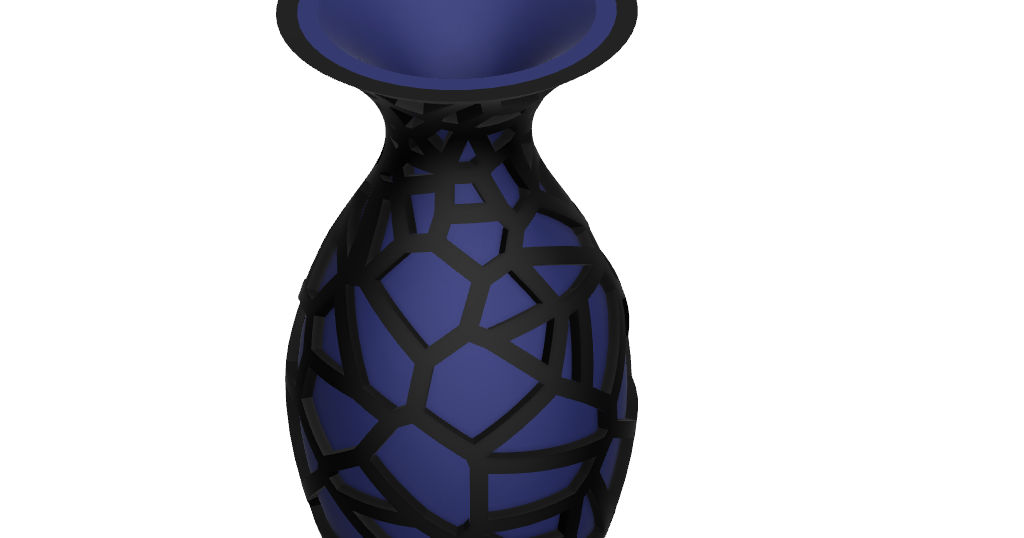Webbed Vase von Leon Evans | Kostenloses STL-Modell herunterladen | Printables.com