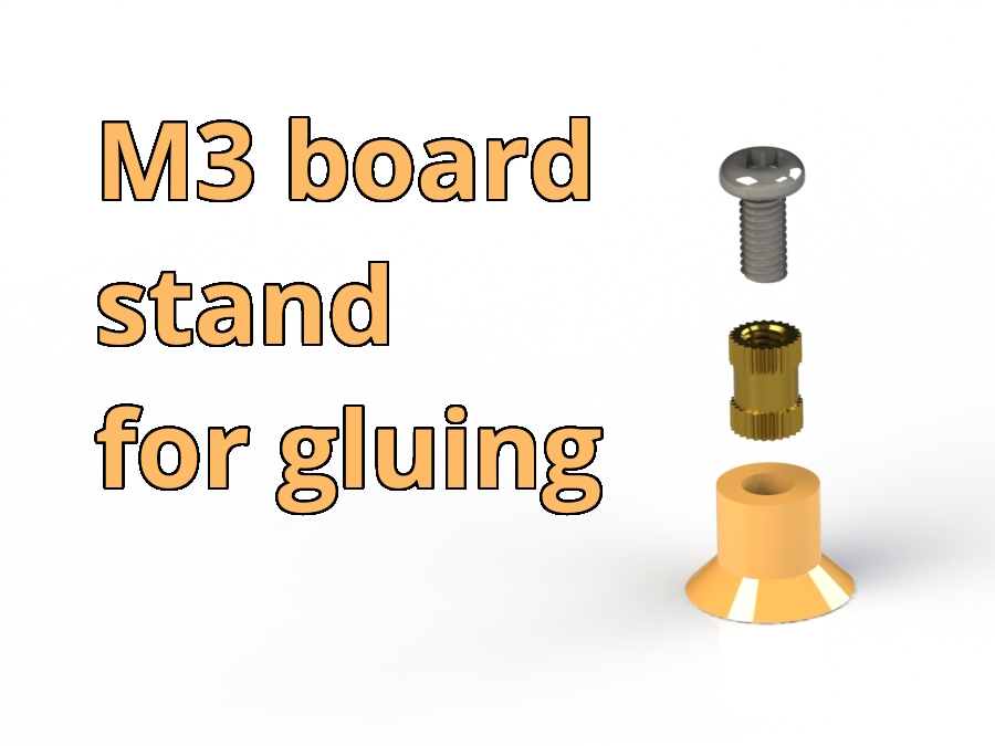 M3 board stand for gluing by KaosuNeko | Download free STL model ...