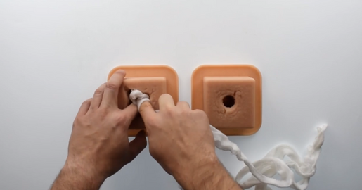 Wound packing task trainer - molds for silicone casting por Decent ...