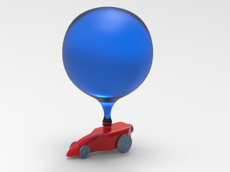 Balloon powered car (update) by Robbert Laugs | Download free STL model ...