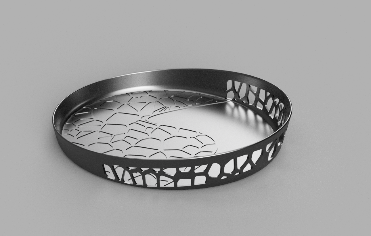 Vonoroi Tray by Francesco Gagliardi | Download free STL model ...