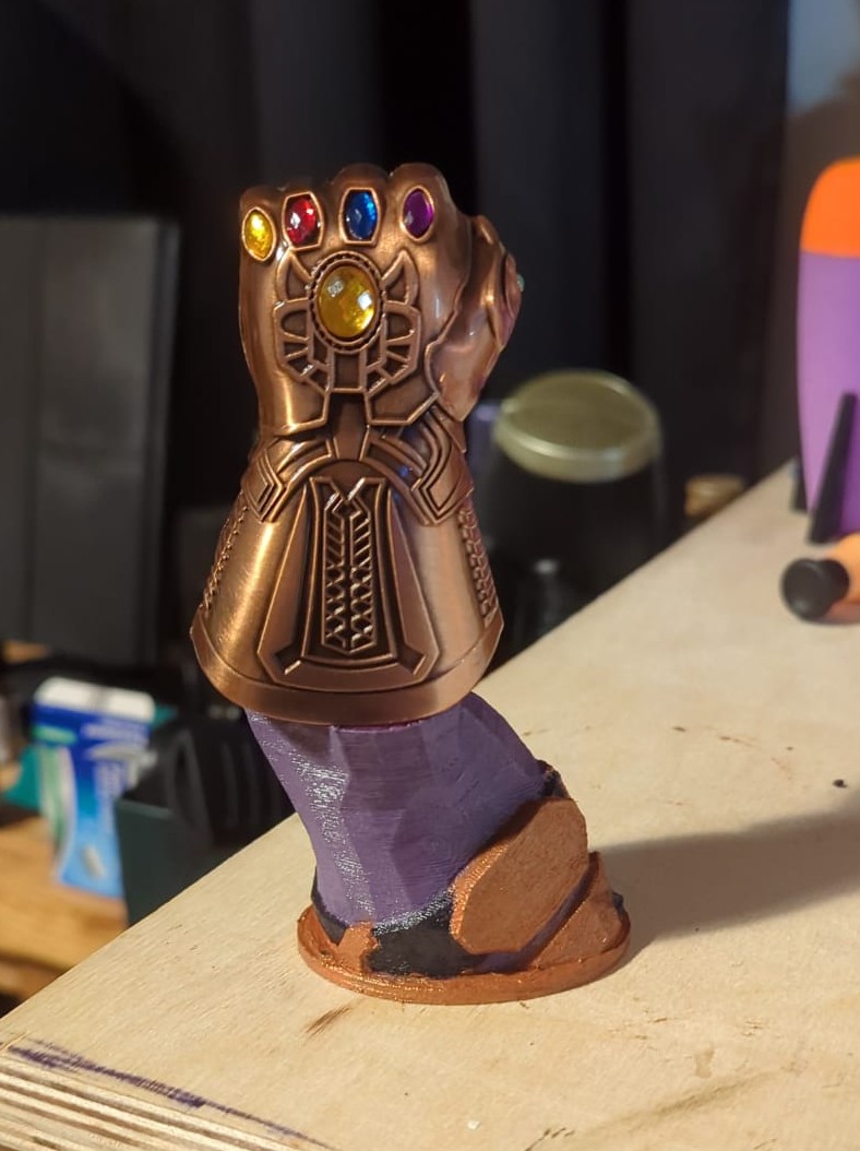 Thanos Arm Bottle Opener Stand by Liam Seymour | Download free STL ...