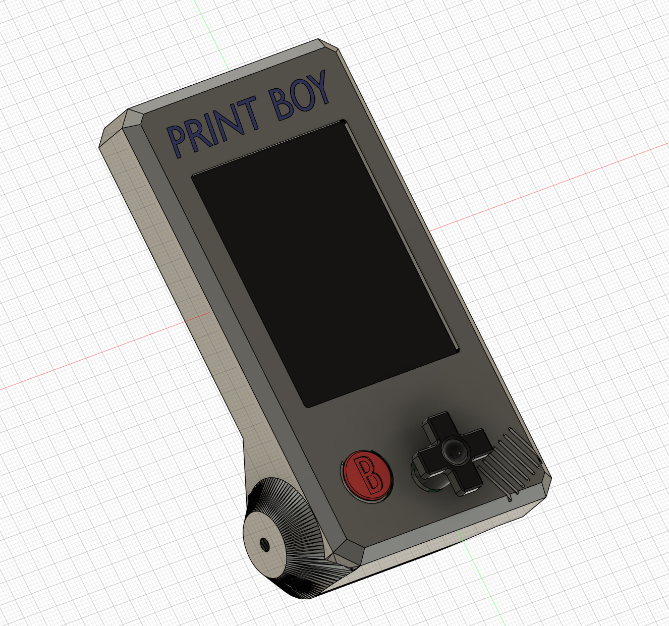 Print Boy Frame for 3.2" Prusa Mini LCD by atom | Download free STL ...