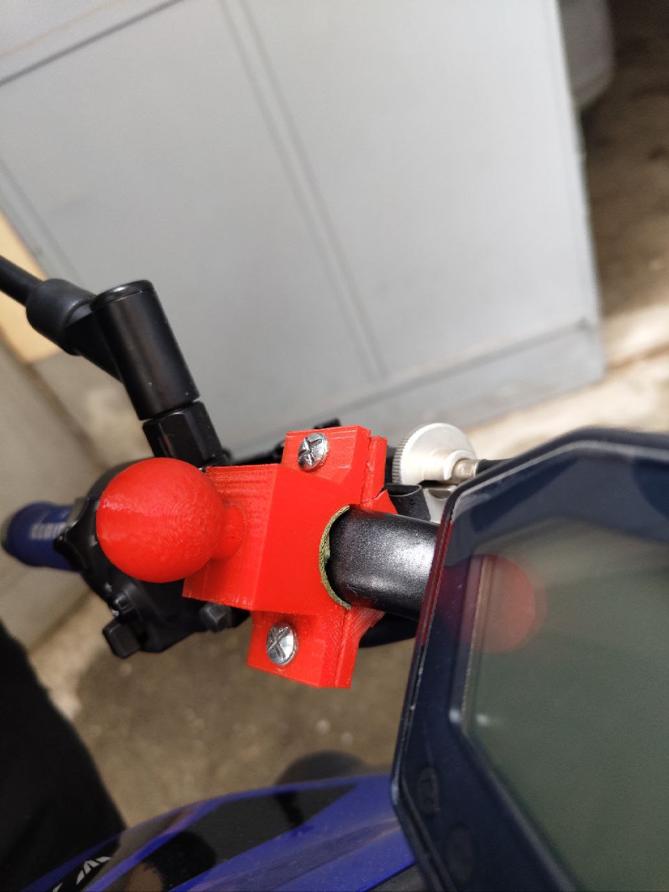 22 mm handlebar camera(M5 skrew) mount by tetratwo | Download free STL ...