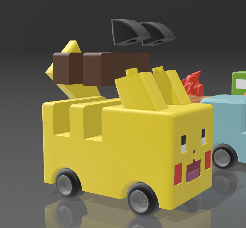 Pikachu Toy Car Easy Print von Scattered Collectables | Kostenloses STL ...