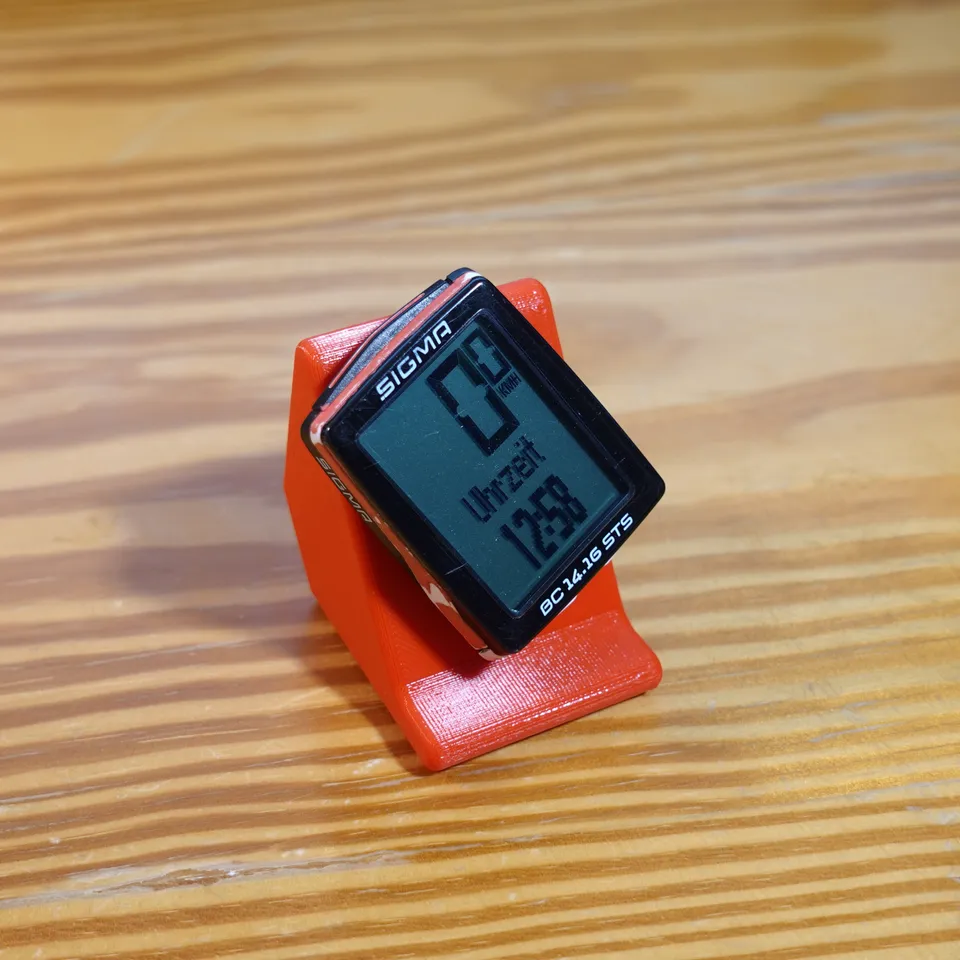 Desk stand for Sigma speedometer (FreeCAD) by NUeB | Download free STL ...