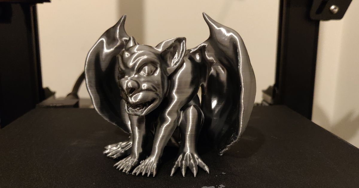 winged gargoyle by Michael McGoldrick | Download free STL model ...