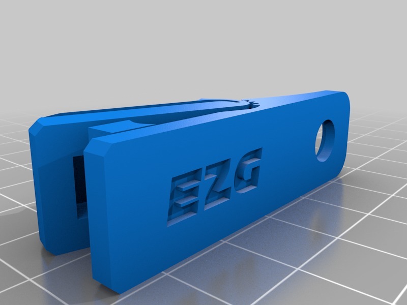 Keyring Phone stand with Adjustable angle by EaziG | Download free STL ...