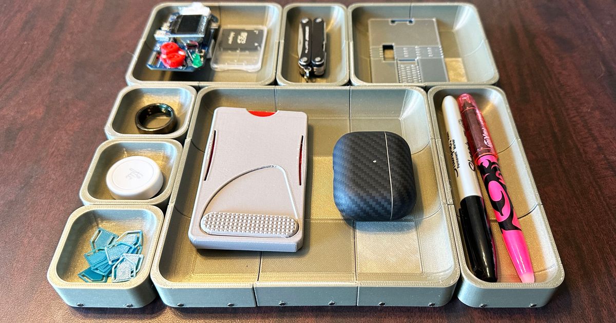 Trayformers - The Magnetic, Reconfigurable Catch-All Tray System by ...