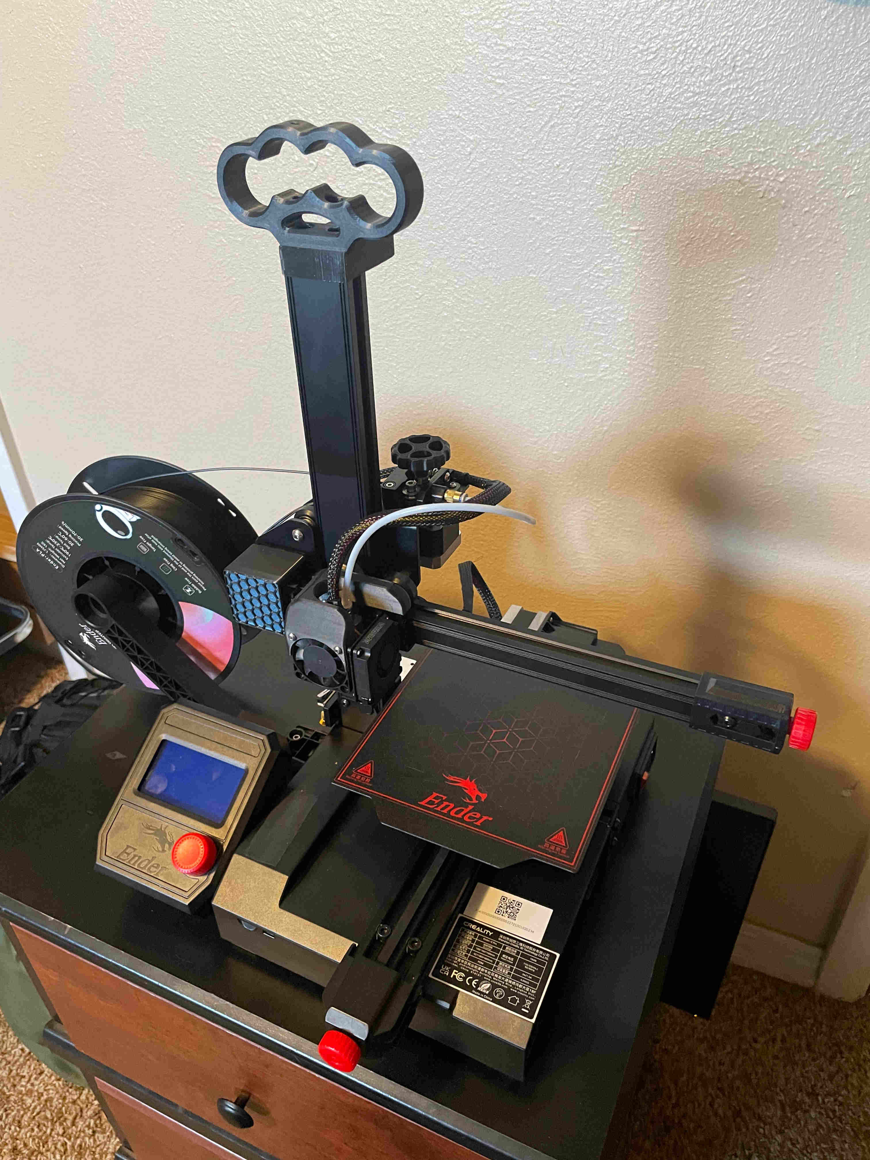 Ender 2 Pro Brass Knuckle Handle/Z-axis Bearing Mount by Doodle4 ...