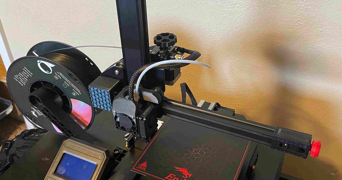 Ender 2 Pro Brass Knuckle Handle/Z-axis Bearing Mount by Doodle4 ...