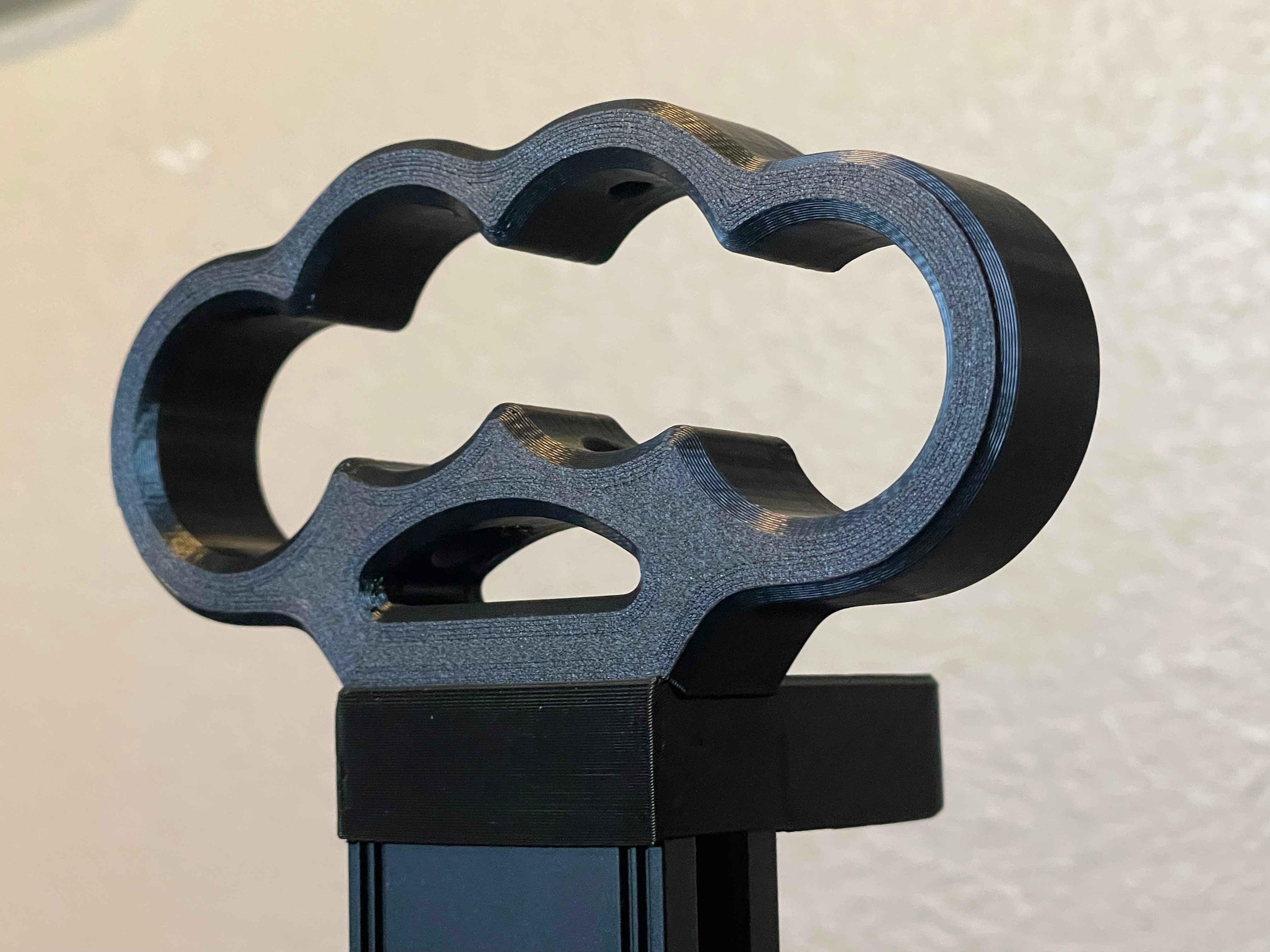 Ender 2 Pro Brass Knuckle Handle/Z-axis Bearing Mount by Doodle4 ...