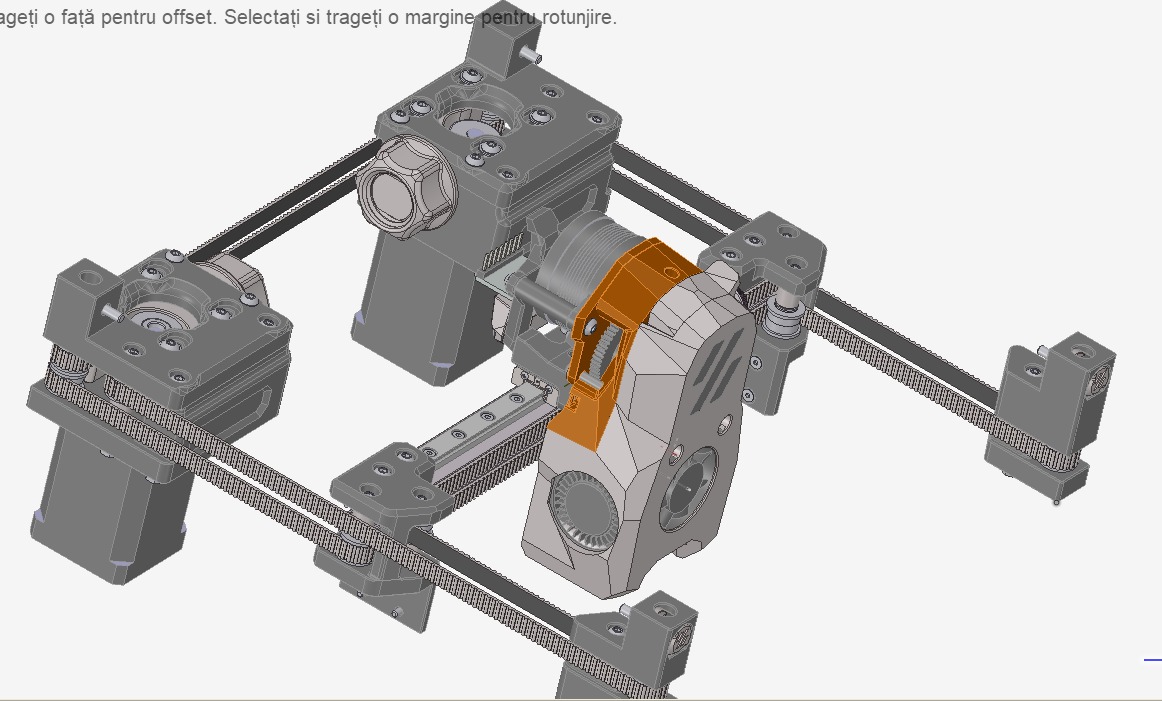 Voron Mini Stealth Burner V0.2 extruder MidBody open gear by Nadir ...