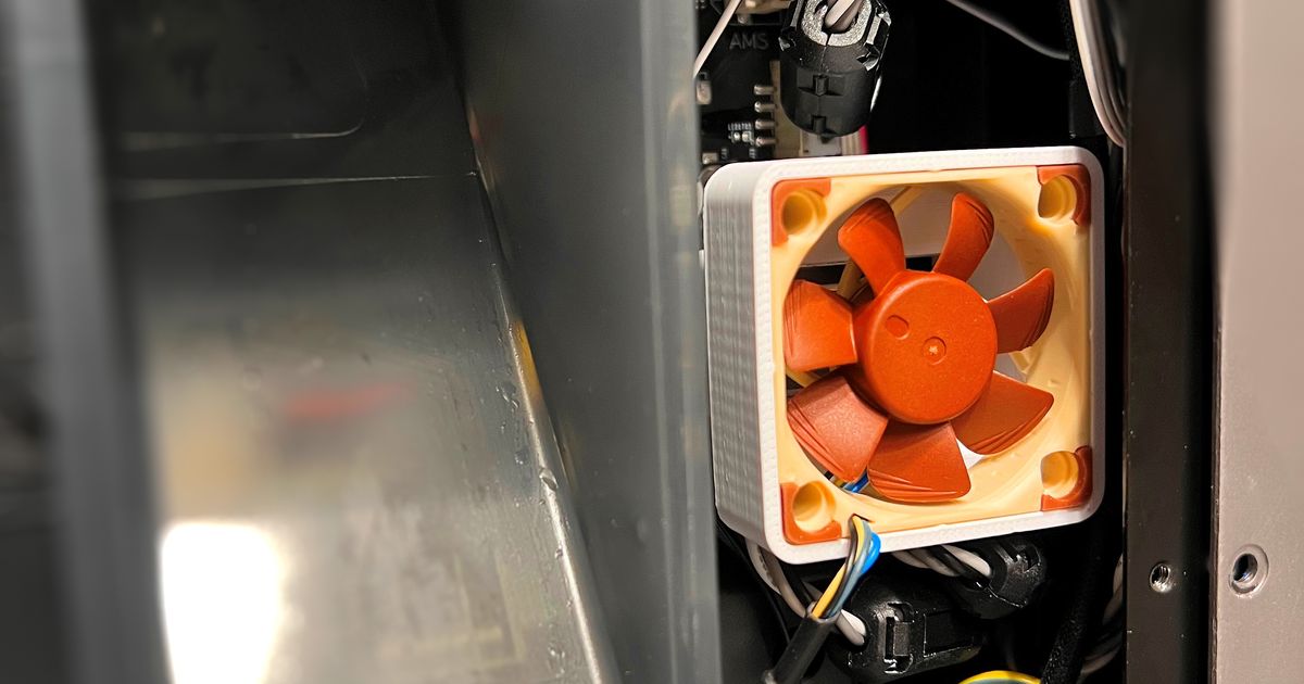 Bambu X1C MC board fan / Main Board X1 Fan Duct por Renba | Descargar ...