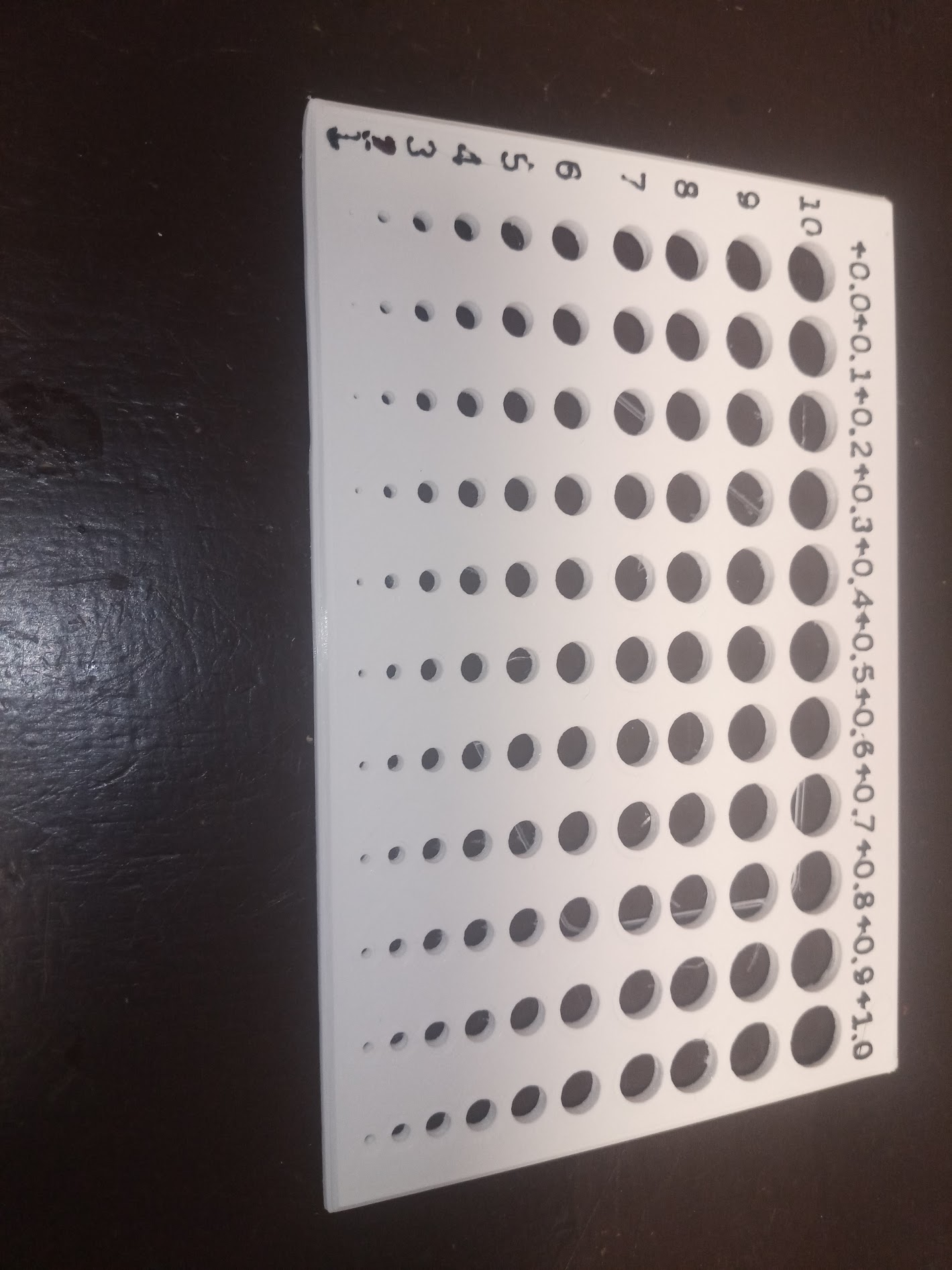 Reference plate for drill 1.0 to 11 mm by PaŠe | Download free STL ...