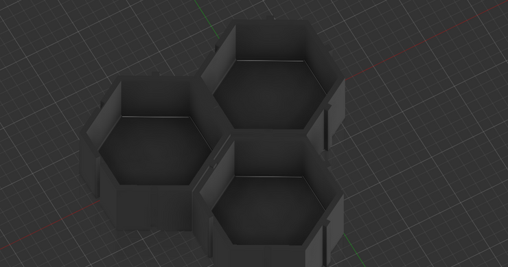 Modular Hex prusa catch-all by JAR1318 | Download free STL model ...