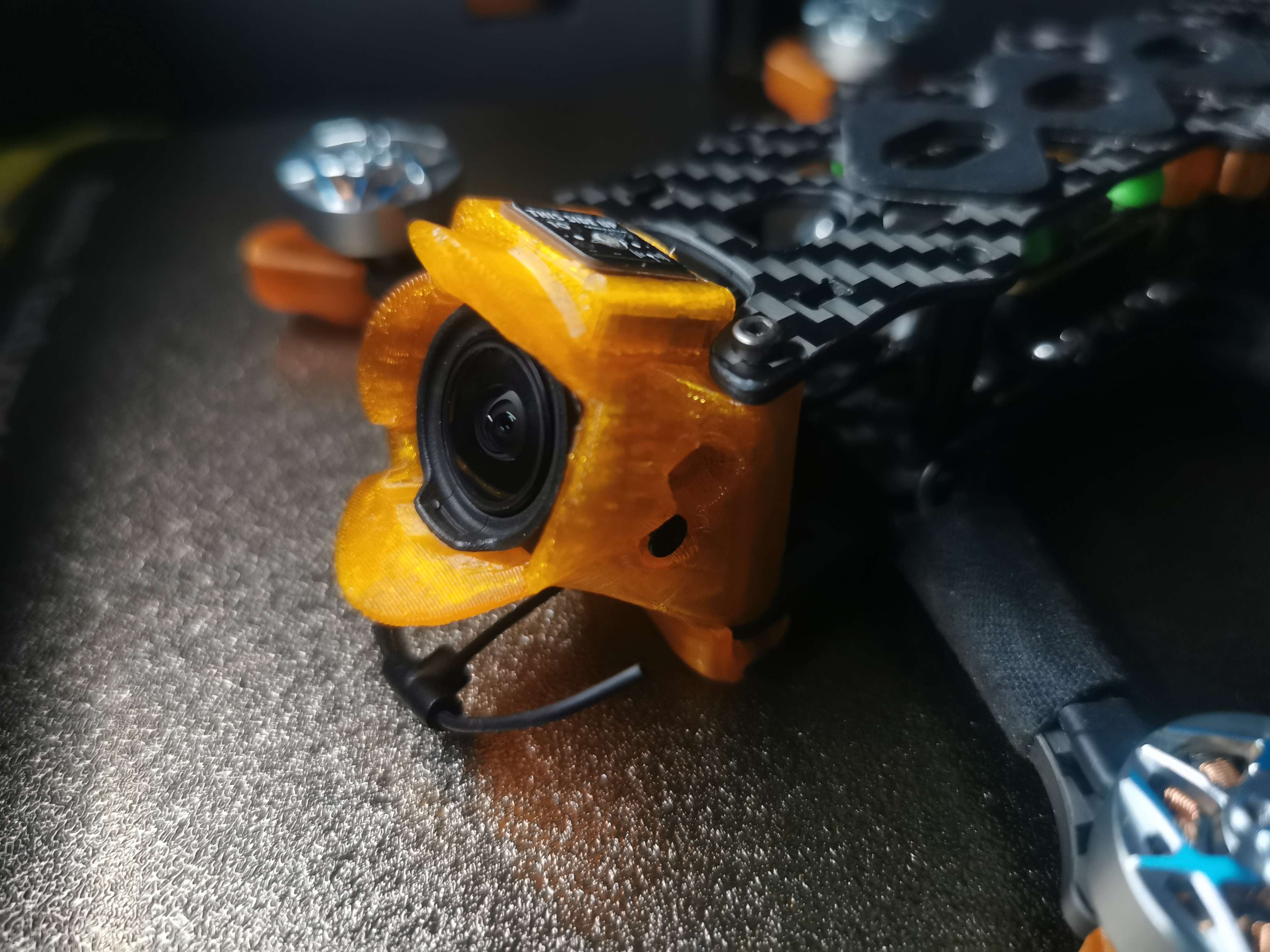 FPV *Pod* Mount: for O3, Walksnail, anything, Max-FOV, no props, max ...