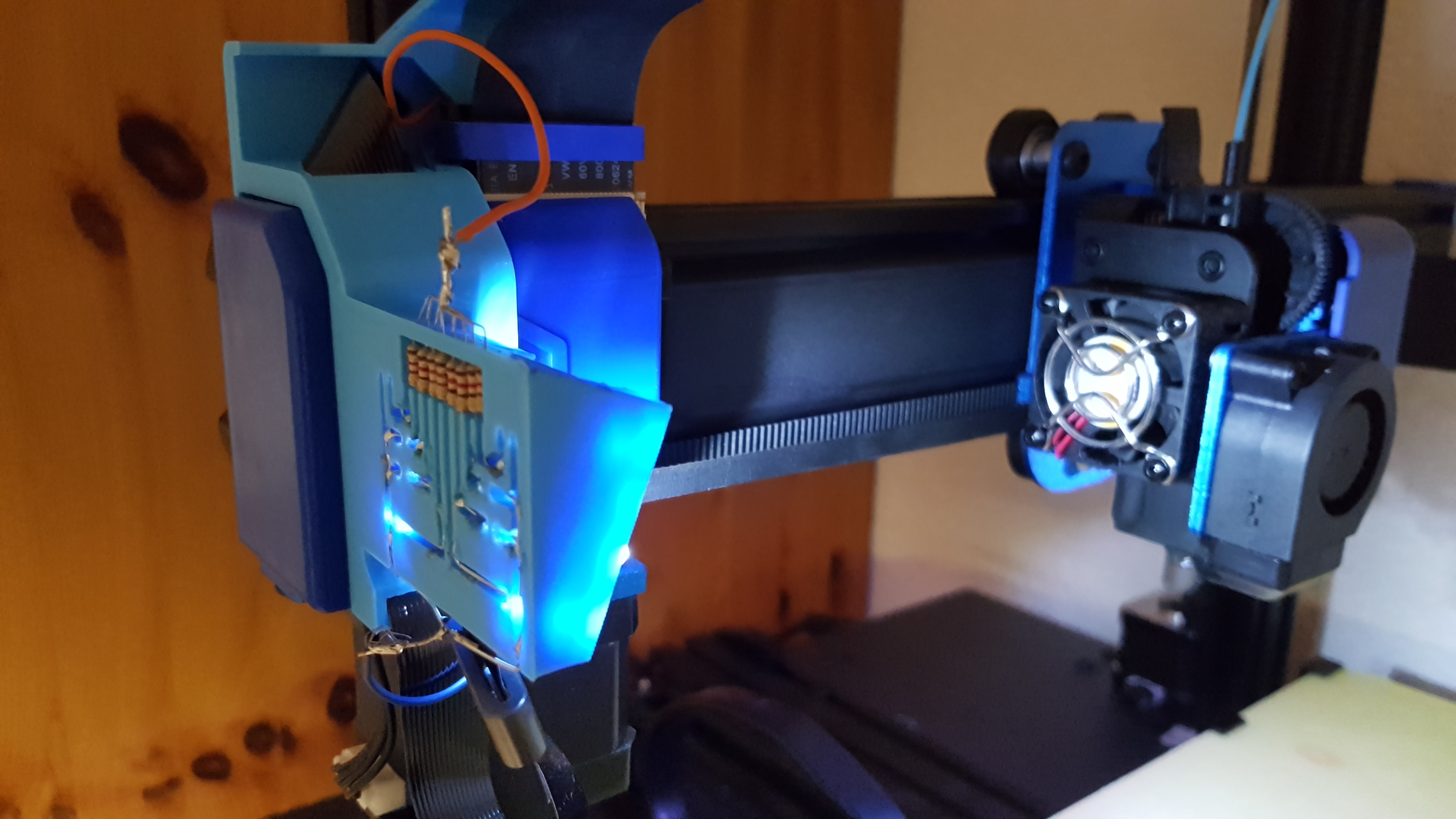 Pi Camera Holder on Z-Axis for Sidewinder X2 (with light) by Thoughts ...