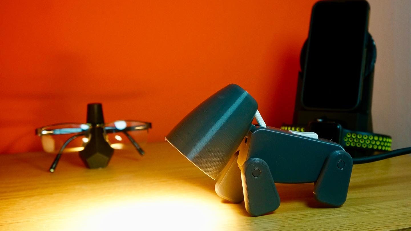 Poseable Animal Light - Dog, Cat, Deer by BannMakes | Download free STL ...