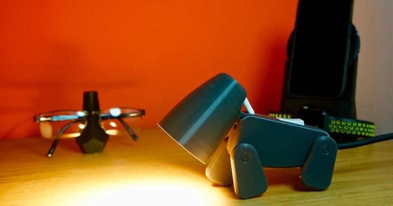 Poseable Animal Light - Dog, Cat, Deer by BannMakes | Download free STL ...