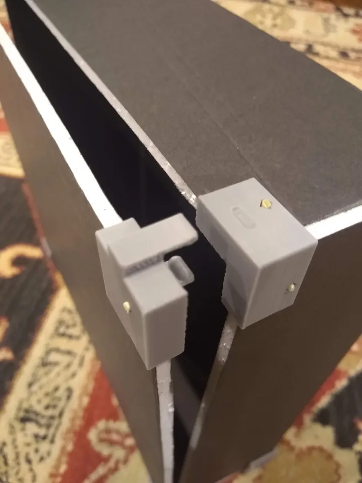 Foamboard Box Corners - custom board game box, lightbox, insulated ...