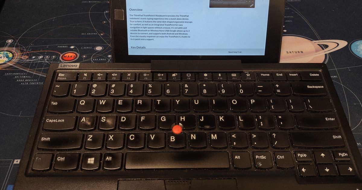 ThinkPad TrackPoint Keyboard Smartphone/Tablet Stand by wallace ...