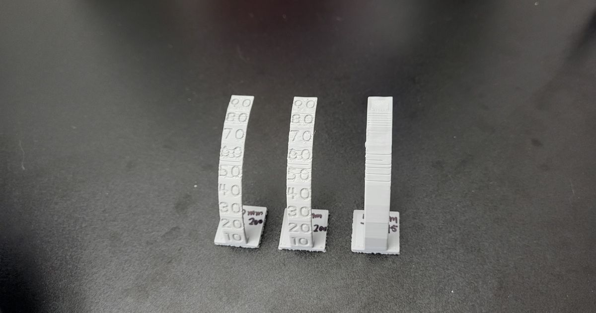 Overhang test 10 to 90 degree by SavageLau | Download free STL model ...