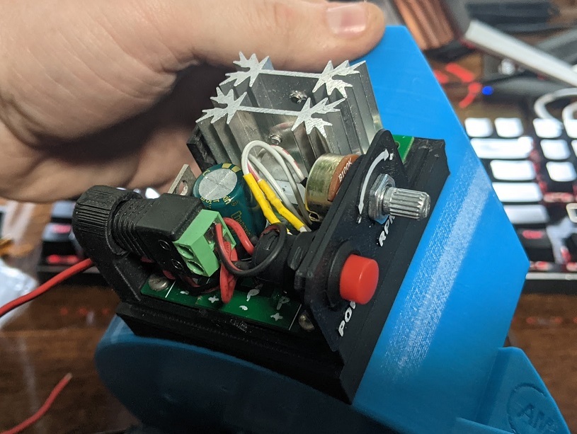 PWM Motor Speed Controller Housing with optional Bullet Feeder mount by ...