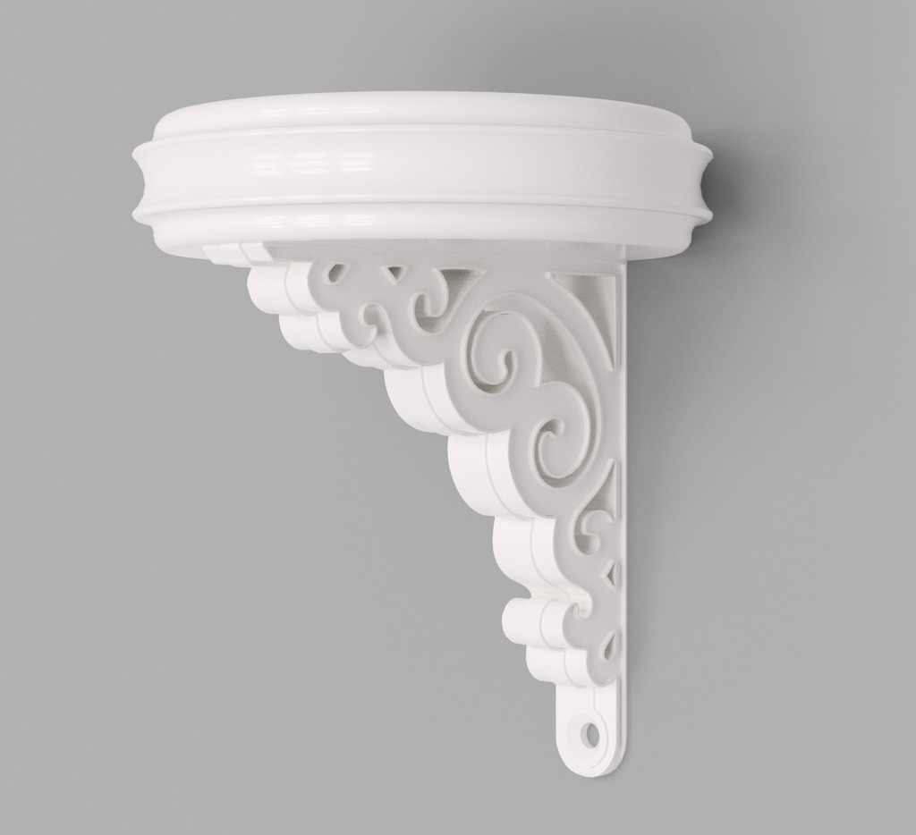 Amazon Echo Alexa Fancy Wall Mount by Pyrex | Download free STL model ...