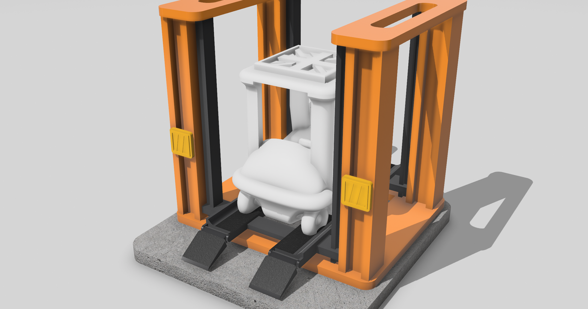 Car Lift - (For E3D Buggy) by PrinterPro | Download free STL model ...